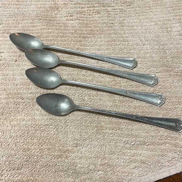 Dining | Silver Spoons 4 Teaspoons In Silver Nsco Epnsco | Poshmark
